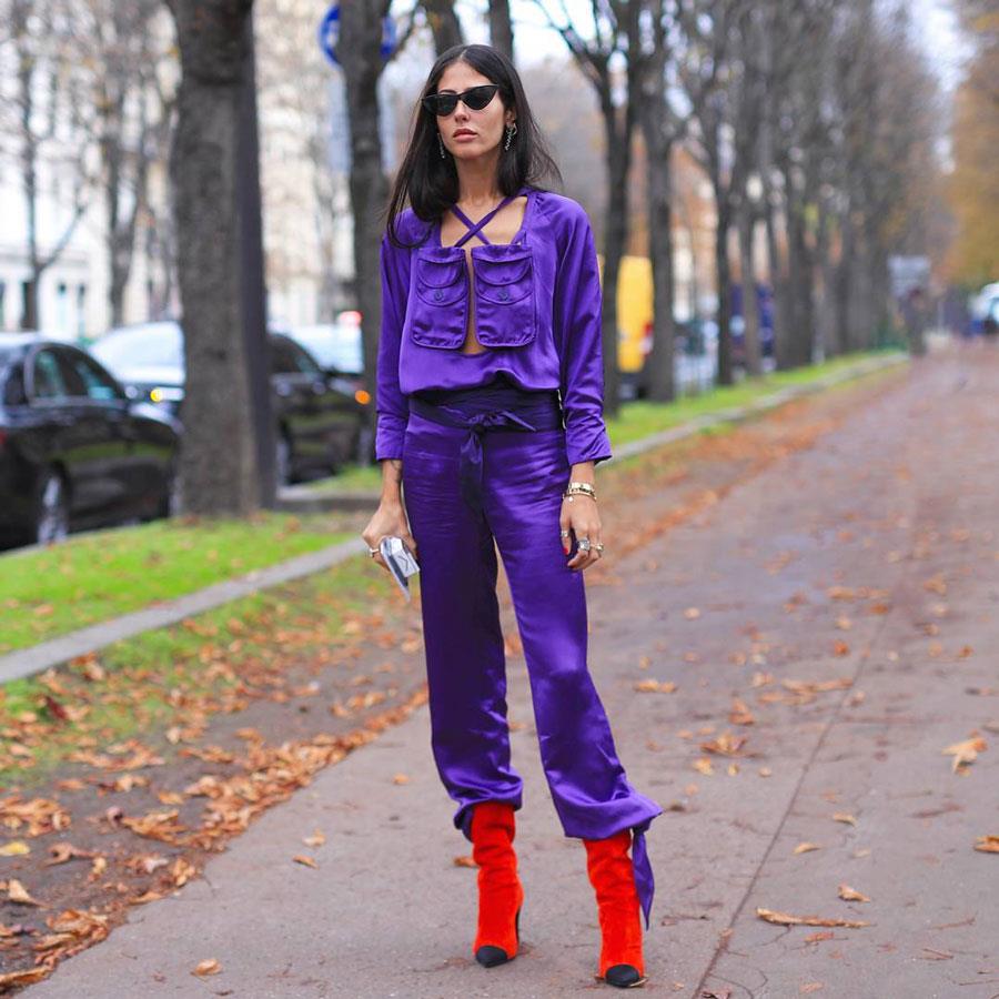 ¿Cómo Combinar el Color Morado 💜? 2026 Con Vestidos, Blazers..